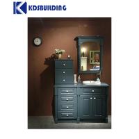 China Design Solid Wooden Bathroom Storage Floor Vanity Cabinet for sale
