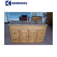 China Design Solid Wooden Bathroom Storage Floor Vanity Cabinet for sale
