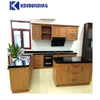 China Modern Solid Wooden Cabinet Wall Mounting Modular Kitchen Cabinet for sale