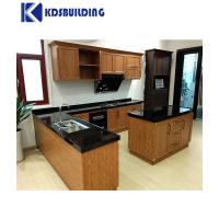 China Modern Solid Wooden Cabinet Wall Mounting Modular Kitchen Cabinet for sale
