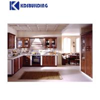 China Modern Flat Pack Cabinet Solid Wooden Kitchen Pantry Unit Storage for sale