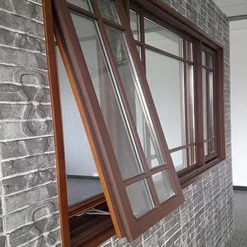 China American style Hurricane Impact Aluminium Tempered Glass Awning Roof Windows Electric Skylight Window à venda