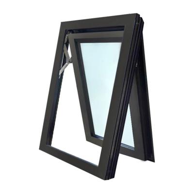 China American style Hurricane Impact Aluminium Tempered Glass Awning Roof Windows Electric Skylight Window à venda