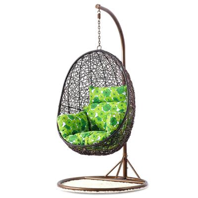 Postverpackung N Modernes Design Einziger Schaukelstuhl PE Rattan Hängestuhl für Wohnung