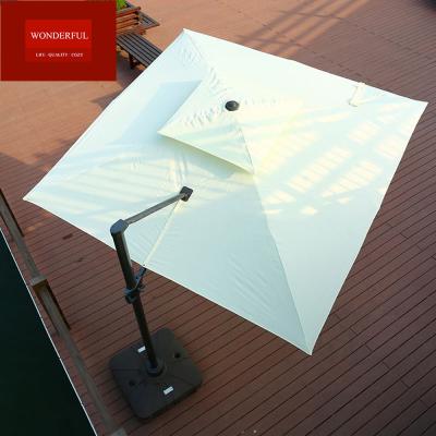 Cina Parasole da spiaggia in tessuto di poliestere per mobili da esterno per patio in stile design contemporaneo in vendita