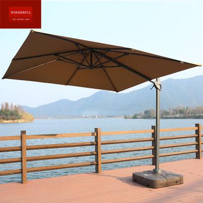 Cina Parasole da spiaggia in tessuto di poliestere per mobili da esterno per patio in stile design contemporaneo in vendita