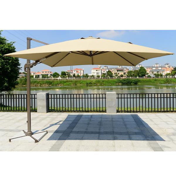 Quality Outdoor Patio Umbrella with Heavy Duty 14*24*1.3mm Skeleton and 40x25x2.0mm for sale