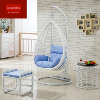 Cina Imballaggio postale N Sedile appeso all'aperto con design a svolta singola e materiale di rattan PE in vendita