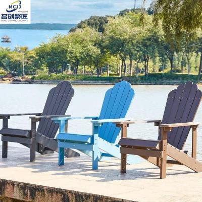 China Outdoor Garden Chair Folding Plastic Wood Chair with White Finish in Composite Plastic for sale
