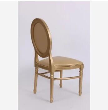 Cina Specific Hotel Chair Design moderno lusso oro lucido resina PP popolare sedia da pranzo Ghost Wedding Louis Chair in vendita