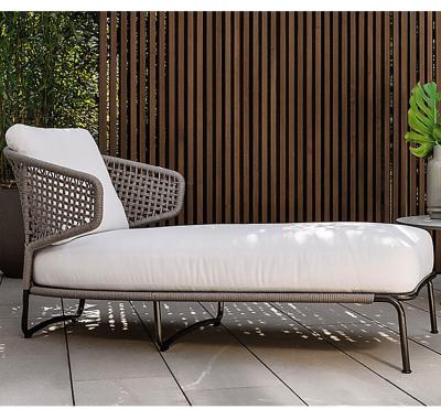 China Outdoor Rattan Meubels Dagbed en Aluminium Zonnebank voor buiten in zwembad Te koop