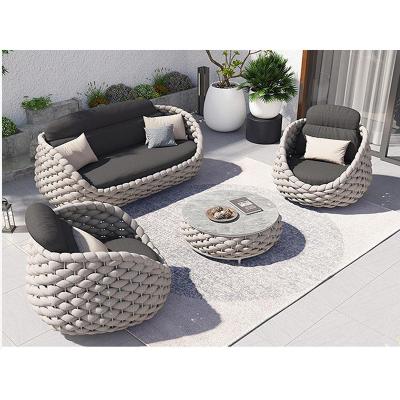 China Comfortable Set for Outdoor Garden Nordic Designed Corner Top Sell Patio Furniture for sale