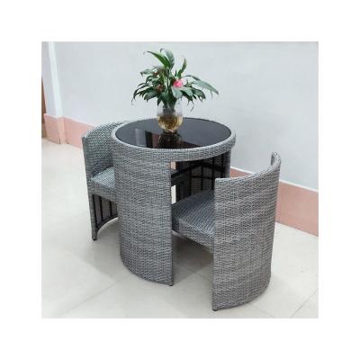 China Garden Furniture Modern Waterproof Outdoor Rattan Coffee Table Sets with Unique Design for sale