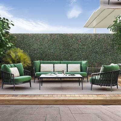 Cina Arredamento esterno Set da giardino in rotino personalizzato per sofà balcone Bar e ristorante in vendita