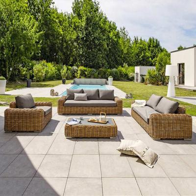 China Mail Packing Rattan Wicker Outdoor Furniture Set for Patio Garden and Outdoor Sofa for sale