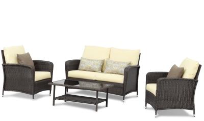 China Mobiliário de exterior 2020 promoção Home Garden Set Rattan / Wicker para jardim casual à venda