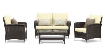 China Mobiliário de exterior 2020 promoção Home Garden Set Rattan / Wicker para jardim casual à venda