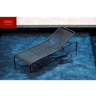 Meubles d'extérieur en aluminium résistant à l'eau fauteuil pour piscine