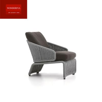 China Mail Packing Leisure Chair Sofa Rattan Outdoor Sofa Chairs with Quick Dry Foam for sale