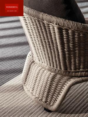 China Mail Packing Leisure Chair Sofa Rattan Outdoor Sofa Chairs with Quick Dry Foam for sale