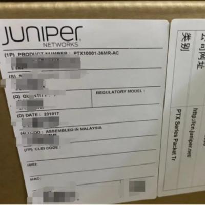 Cina 10/100/1000/100000/400000Mbps Tasso di trasmissione Juniper PTX10001-36MR-AC E stock in vendita