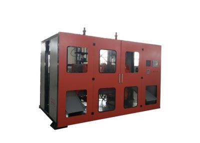 China Doppelte Stations-Einspritzungs-Flaschen-Blasformen-Maschine für 500 ml - 5 L HDPE Plastikflasche zu verkaufen