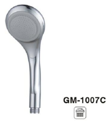 China Single Function Roundface Shower Head And Hand Held Chrome Rain Shower Head ODM for sale