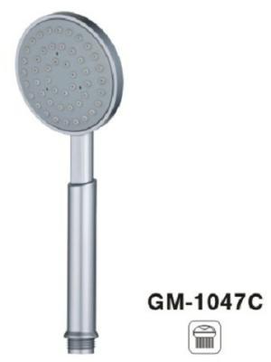 China Single Function Roundface Shower Head And Hand Held Chrome Rain Shower Head ODM for sale