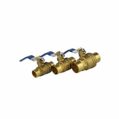 China Forged CW617N Brass Ball Valves 1/2 Inch To 4 Inch Butterfly Handle Ball Valve for sale