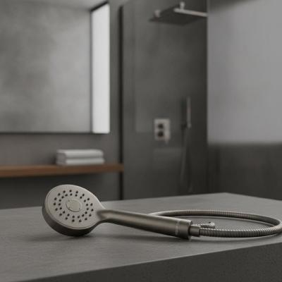 China Hand shower with gunmetal finish designed to complement contemporary bathroom interiors offering functionality and stylish appearance for sale