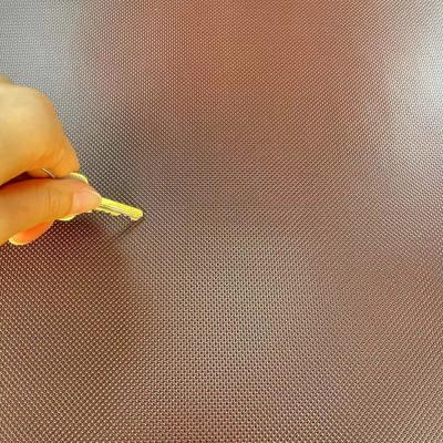 中国 雨滴パターン シリコーンの抵抗力がある革生地1.46mmの厚さの傷 販売のため
