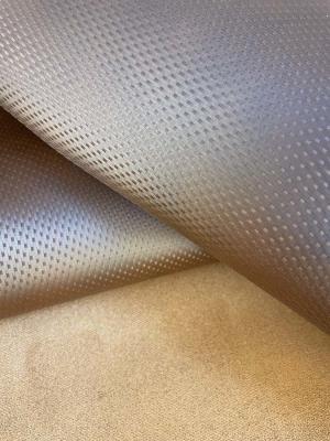 Cina Piccola larghezza marrone chiaro intrecciata del tessuto di cuoio 130cm del silicone in vendita