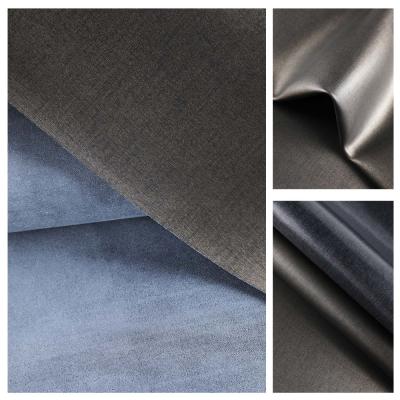 Cina Tessuto di cuoio finito antisudicio Microfiber del silicone per le borse e le cinghie in vendita
