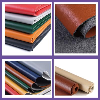China Stof van het de Kleuren Synthetische Leer van Eco de Vriendschappelijke Microfiber Pu Aangepaste voor Zakken Te koop