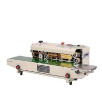 China FR-770 Compact Automatic Plastic Bag Sealing Machine 500W 0-25m/min High Speed Industrial Packaging Equipment for sale