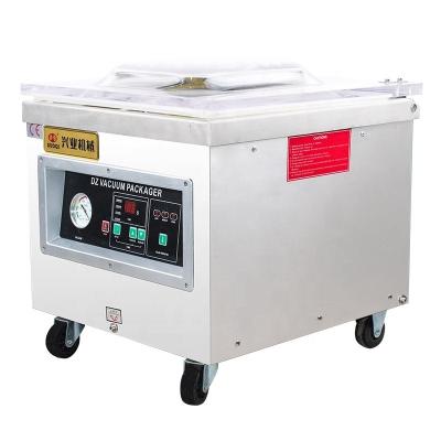 China 2 Seal DUOQI DZ-300 Table Type Vacuum Sealer for Fish Steak Hardware and Liquid Beef for sale