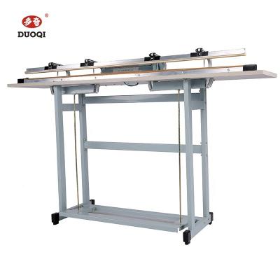 China 1400mm Extended Iron Foot Pedal Sealer DUOQI SF-1400 Classical Semi-Automatic Sealing for sale