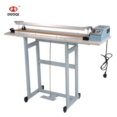 Cina DUOQI SF-600 sigillante semiautomatico a pedali di ferro per imballaggi in plastica 71000 mm in vendita