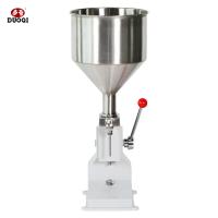 China Manual Paste Liquid Filling Machine A-03 2-50ml for Honey Toothpaste Juice Gel for sale