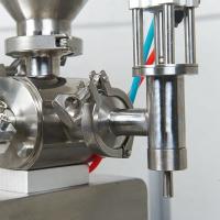 China Semi-Automatic Electric Double Head Paste Filling Machine 110V 220V 100W for Juice Beverage for sale