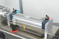 China Semi-Automatic Electric Double Head Paste Filling Machine 110V 220V 100W for Juice Beverage for sale