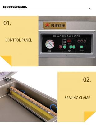 China Microcomputer Program Control DZ-400 Model Vacuum Sealer for Fast 1 pcs/min Packaging for sale