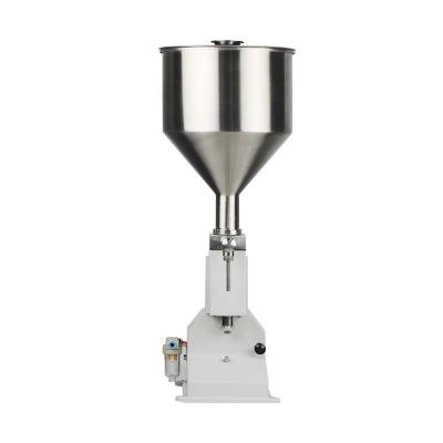 China Affordable A02 Pneumatic Pedal Paste liquid Filling Machine No Power Voltage 3400 Mm for sale