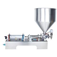 China Semi Automatic Piston Paste Filling Machine 110V 20W Stand-up Pouch Packing for sale