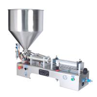 China Semi Automatic Piston Paste Filling Machine 110V 20W Stand-up Pouch Packing for sale