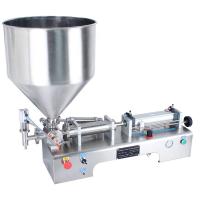 China Semi Automatic Piston Paste Filling Machine 110V 20W Stand-up Pouch Packing for sale