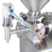 China Semi Automatic Piston Paste Filling Machine 110V 20W Stand-up Pouch Packing for sale