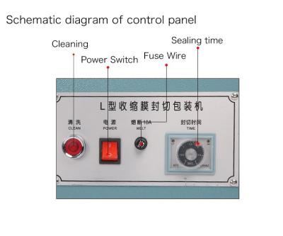 Cina DUOQI 380L L-type Plastic Foil Film Bags Sealing Cutting Machine per borse a forma di L in vendita