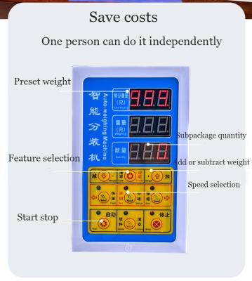 China XKW-20 Semi-automatic Filling Machine Dispenser for Particle Coffee Powder and Spice for sale