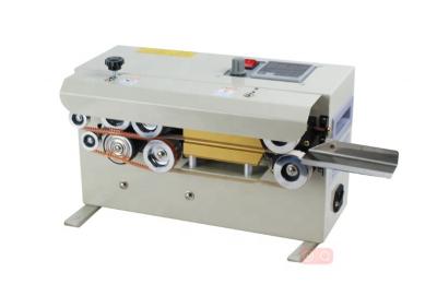 Cina FR-550 Macchina di sigillamento termico di sacchetti di pellicola di plastica orizzontale con sigillatore a banda continua in vendita